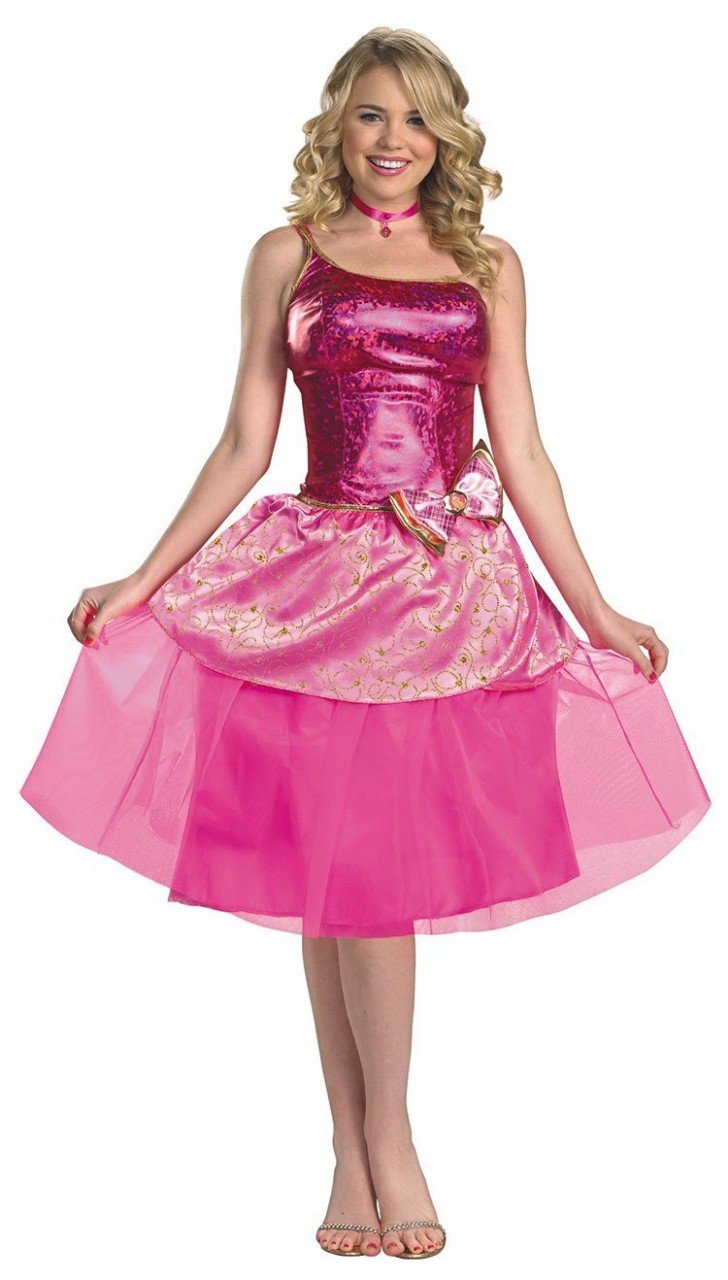 Fantasia Adulto Barbie Escola de Princesas