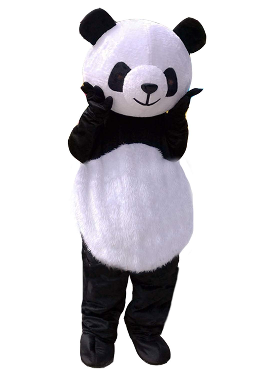 Fantasia Panda Mascote Adulto Elite